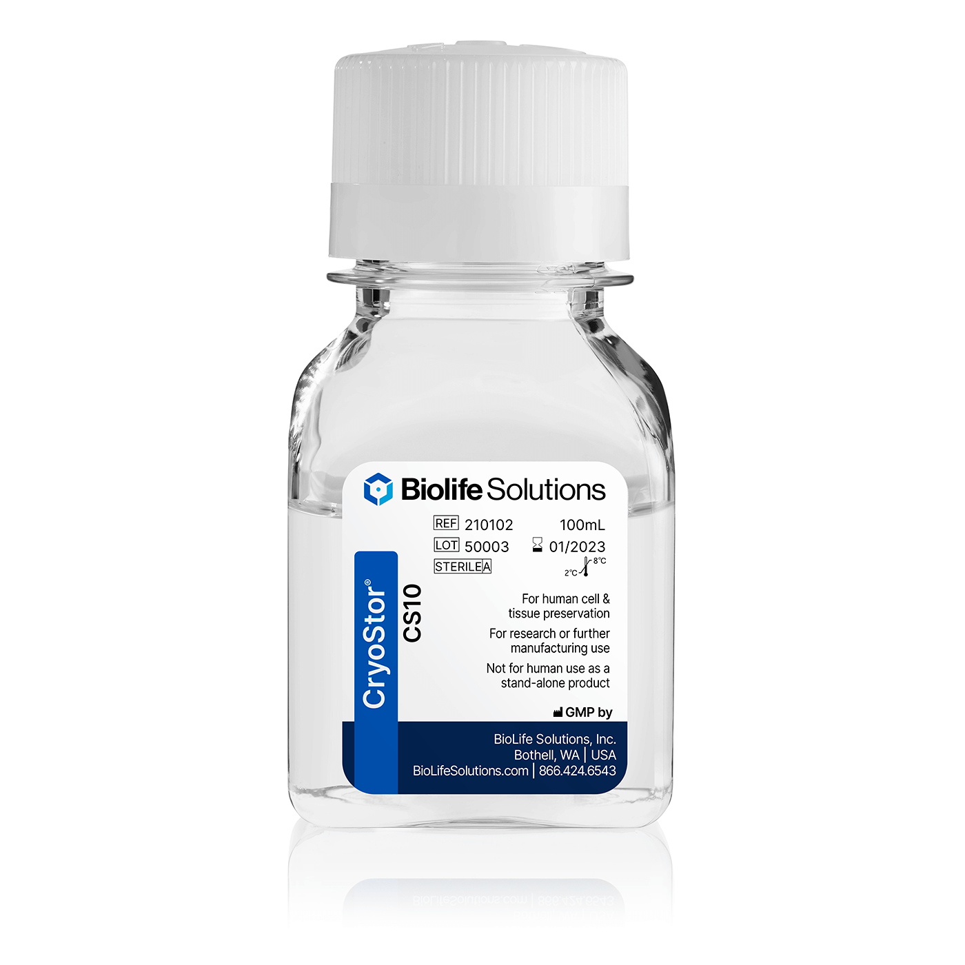 Cryostor CS10 for Storing Cells and Tissues under ultra-low temperatures